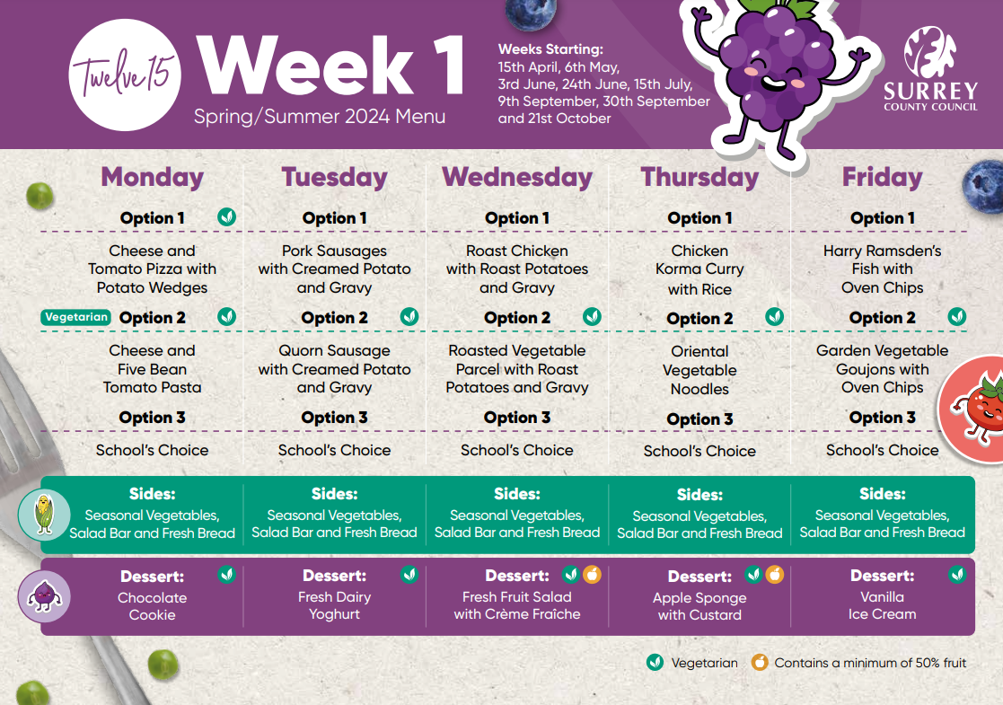 William Cobbett Primary School - School Meals